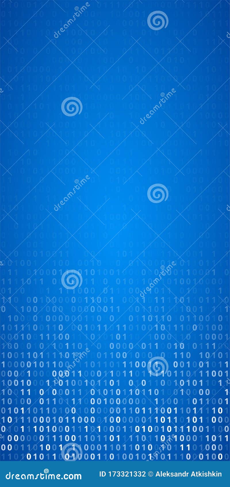 Binary Code Screen stock vector. Illustration of texture - 173321332