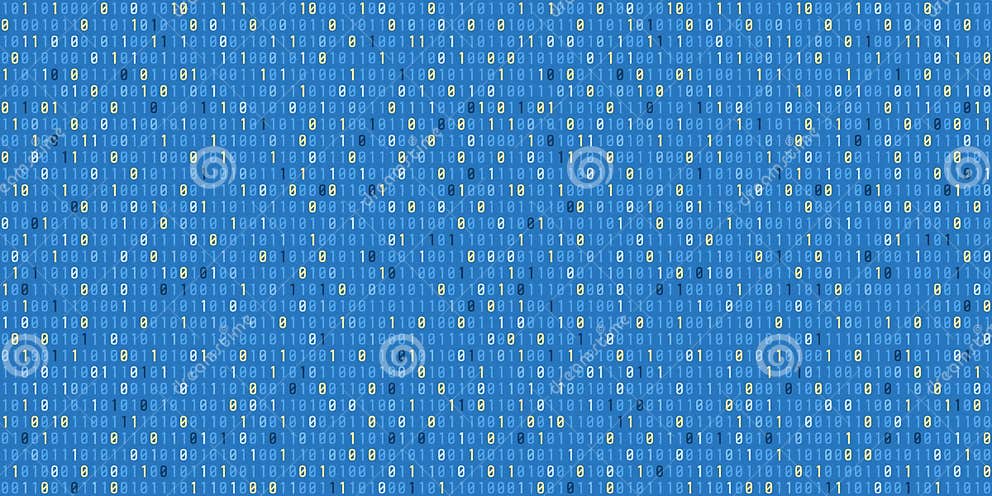 Binary Code Cyber Background Stock Vector - Illustration of texture ...