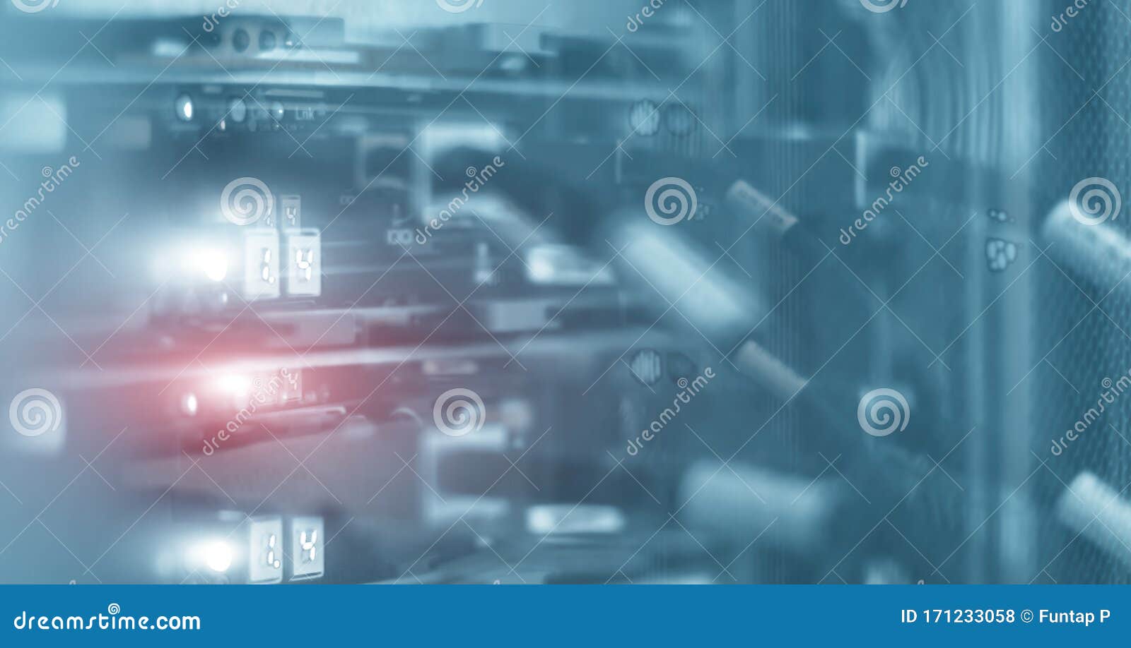 Binary Code on Server Room Background. Abstract Wallpaper Stock Photo ...