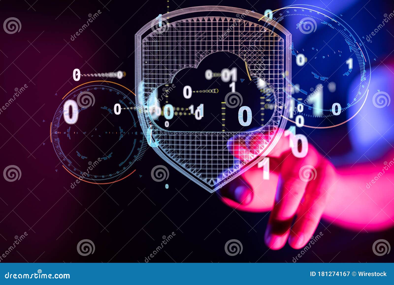 A Binary Code String Aggregation Rises.Big Data Convergence Stock Image - Image of visualization ...