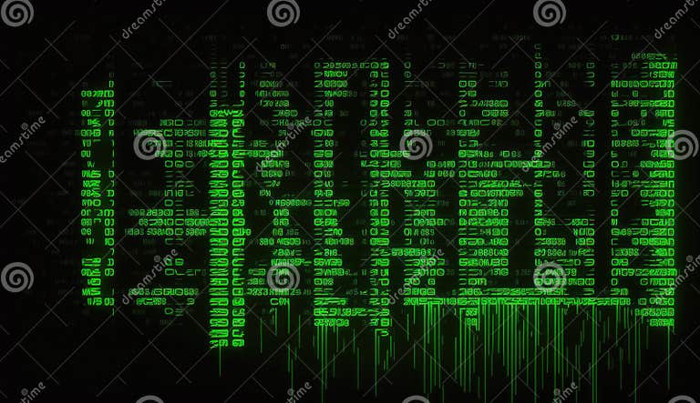 Binary code symbols stock illustration. Illustration of hacker - 273947580