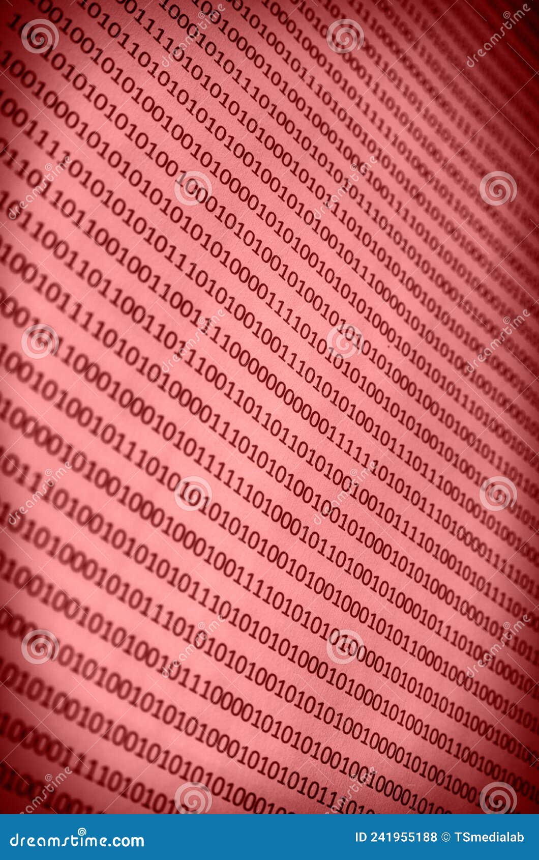 Binary Code Techno Background Stock Photo - Image of coding, light: 241955188