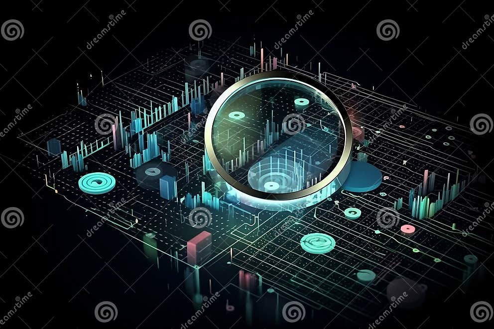 Binary Code, Technology. Generative AI. Stock Illustration ...