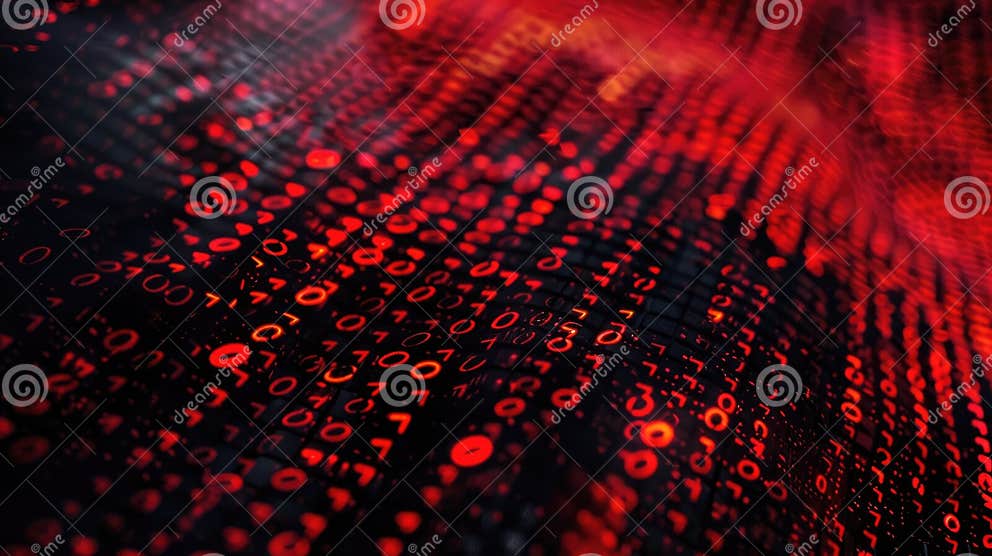 Binary Code Texture Red Glowing Background with Digits AIG535 Stock ... Binary Code Texture Red Glowing Background with Digits AIG535 Stock ...