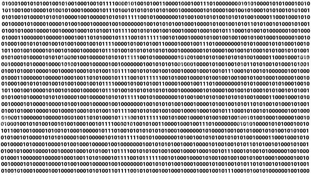 Binary Code in a Vector.Cyber Data, Decryption, and Encryption in ...