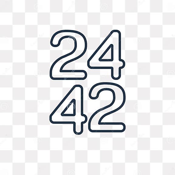 Binary Code Vector Icon Isolated on Transparent Background, Line Stock Vector - Illustration of ...