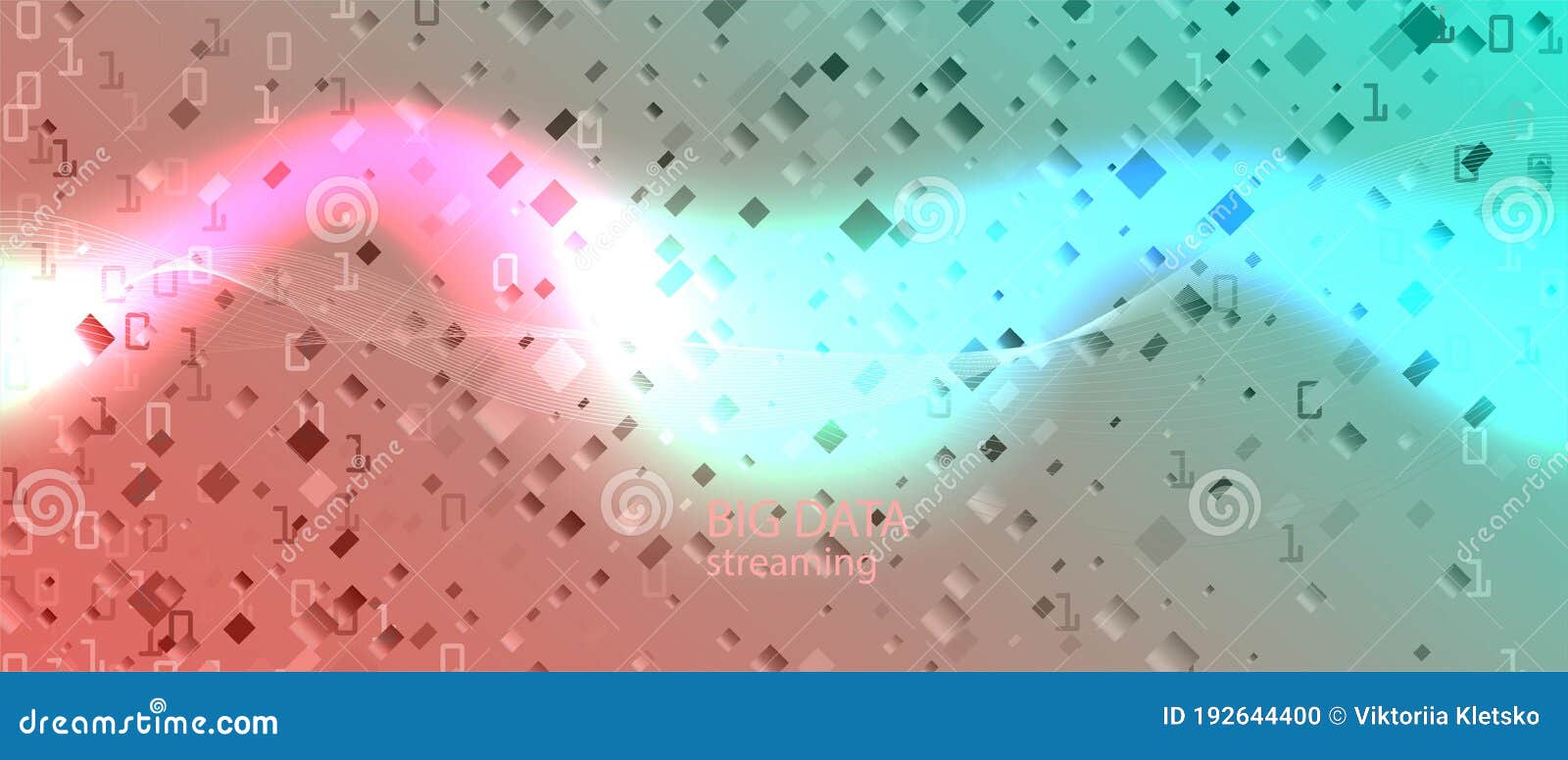 Binary Code Vector Presentation. Technology Funky Minimal Layout ...