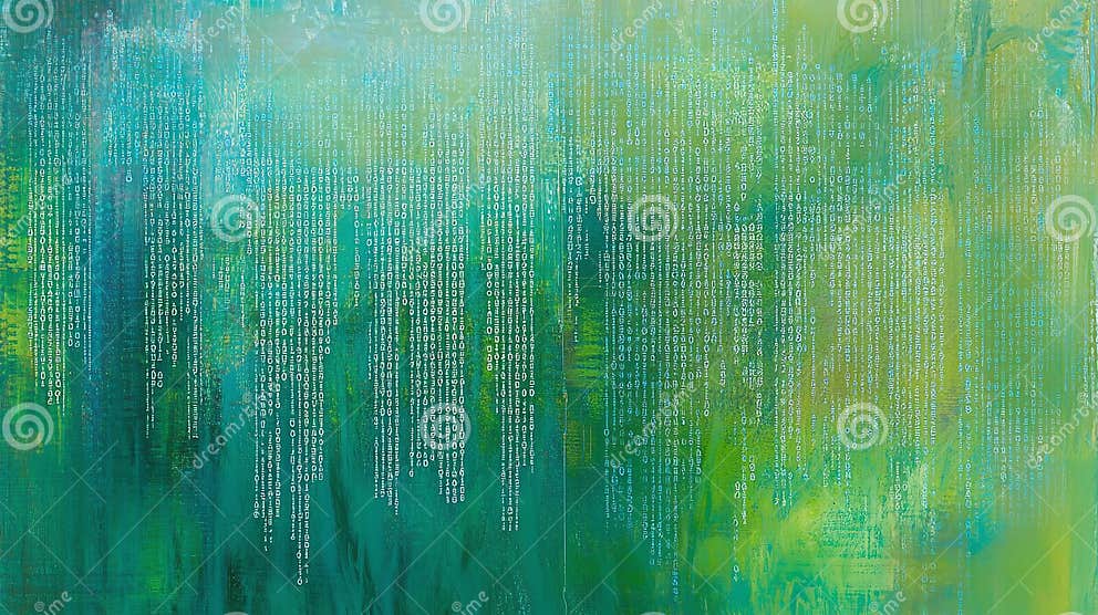 Binary Code Visualization that Evolves into Flowing Calligraphy with ...