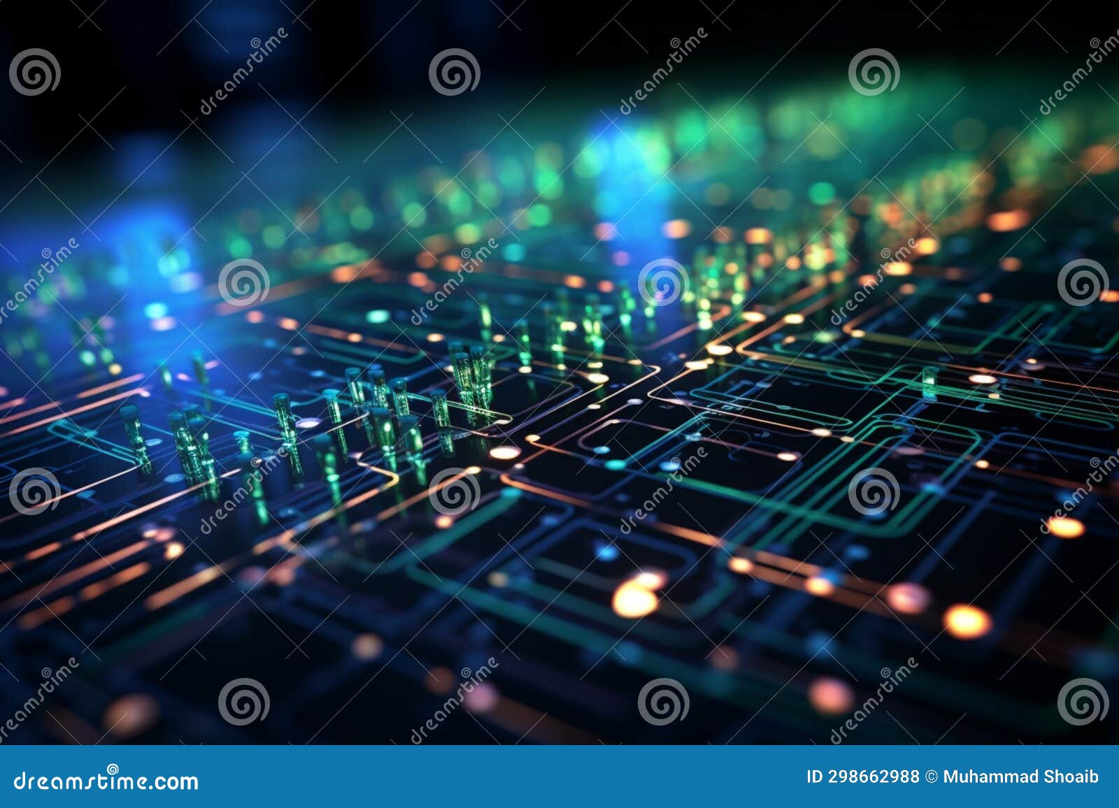 Binary Code Waves Depict Data Flow Digital Security in Internet Technology Stock Illustration ...
