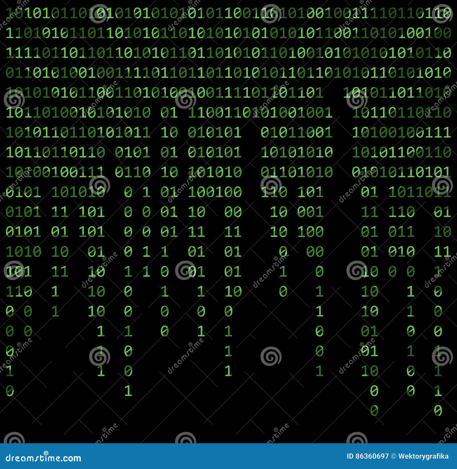 Binary Code Zero One Matrix Green Background Beautiful Banner Wa Stock ... Binary Code Zero One Matrix Green Background Beautiful Banner Wa Stock ...