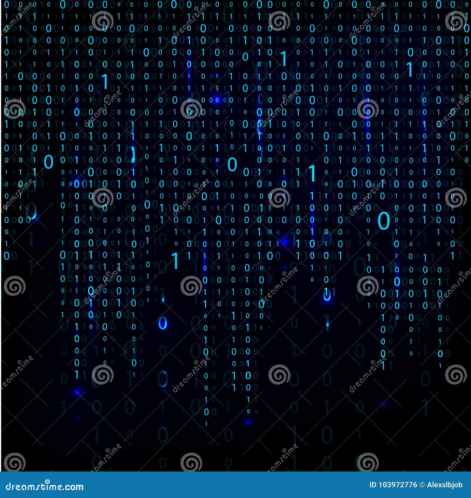 Binary Code Zero One Matrix White Background. Banner, Pattern ... Binary Code Zero One Matrix White Background. Banner, Pattern ...