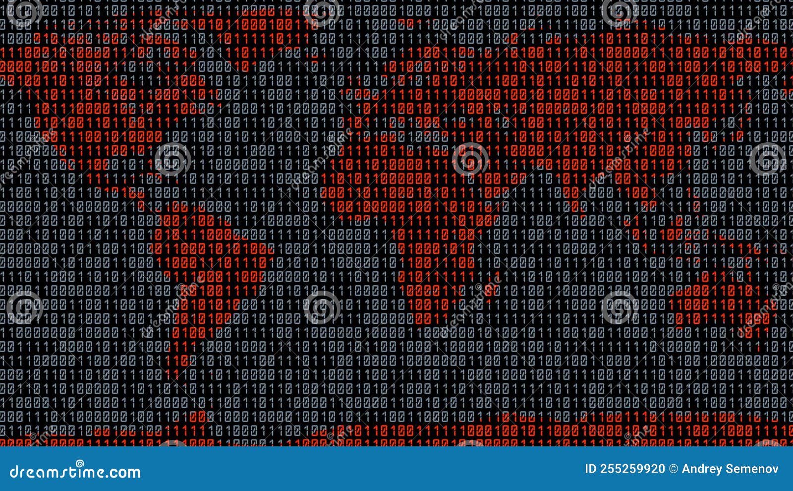 Binary Code. Zeros and Ones in the Form of a Map of the World Stock Footage - Video of hacker ...