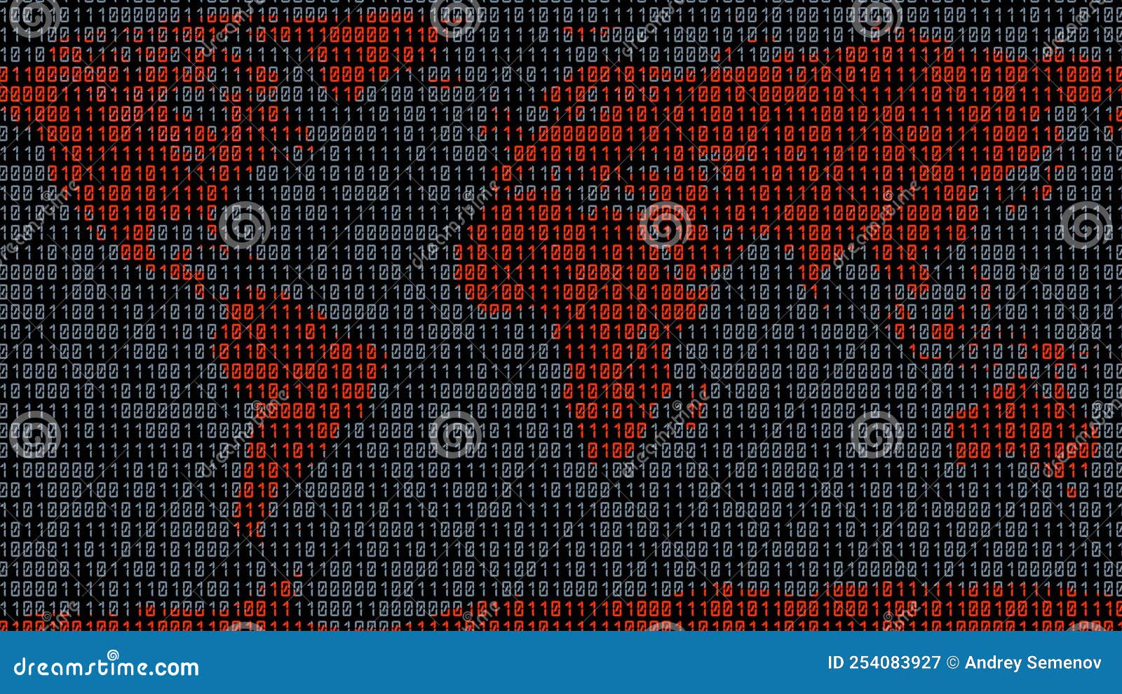 Binary Code Zeros And Ones In The Form Of A Map Of The World Coding 3d Render Stock 1832