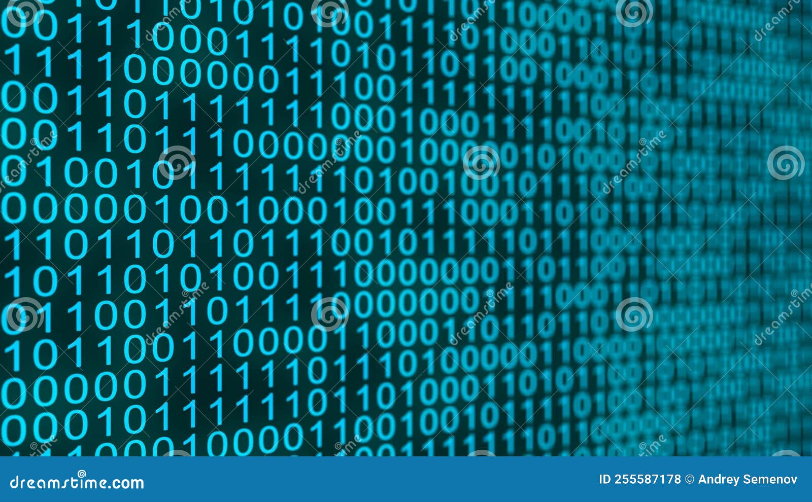 Binary Code. Zeros and Ones on Screen. Coding. Stock Footage - Video of data, coding: 255587178