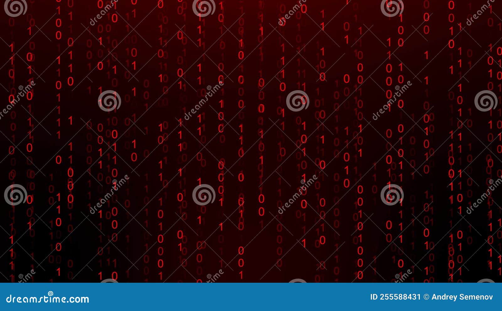 Binary Code Zeros And Ones On Screen Coding Stock Video Video Of Cyberspace Network 255588431