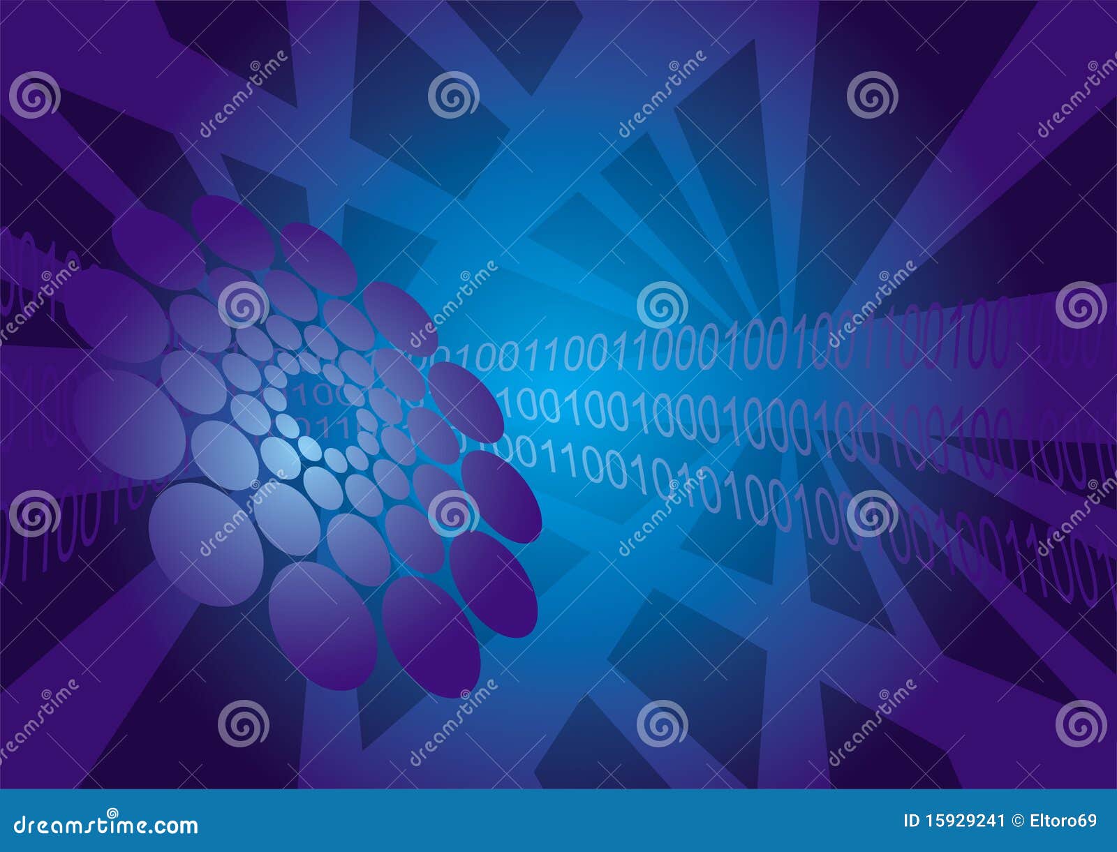 Binary Communication Background Stock Vector - Illustration of internet ...
