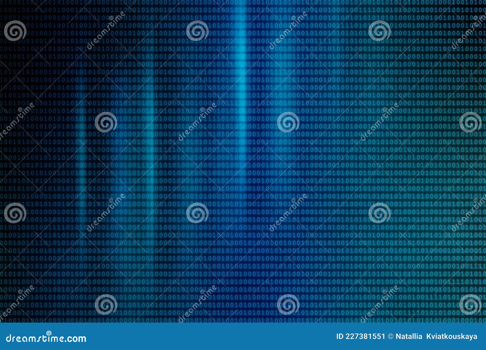 Binary Computer Code As Background Abstract Background With Neon Light