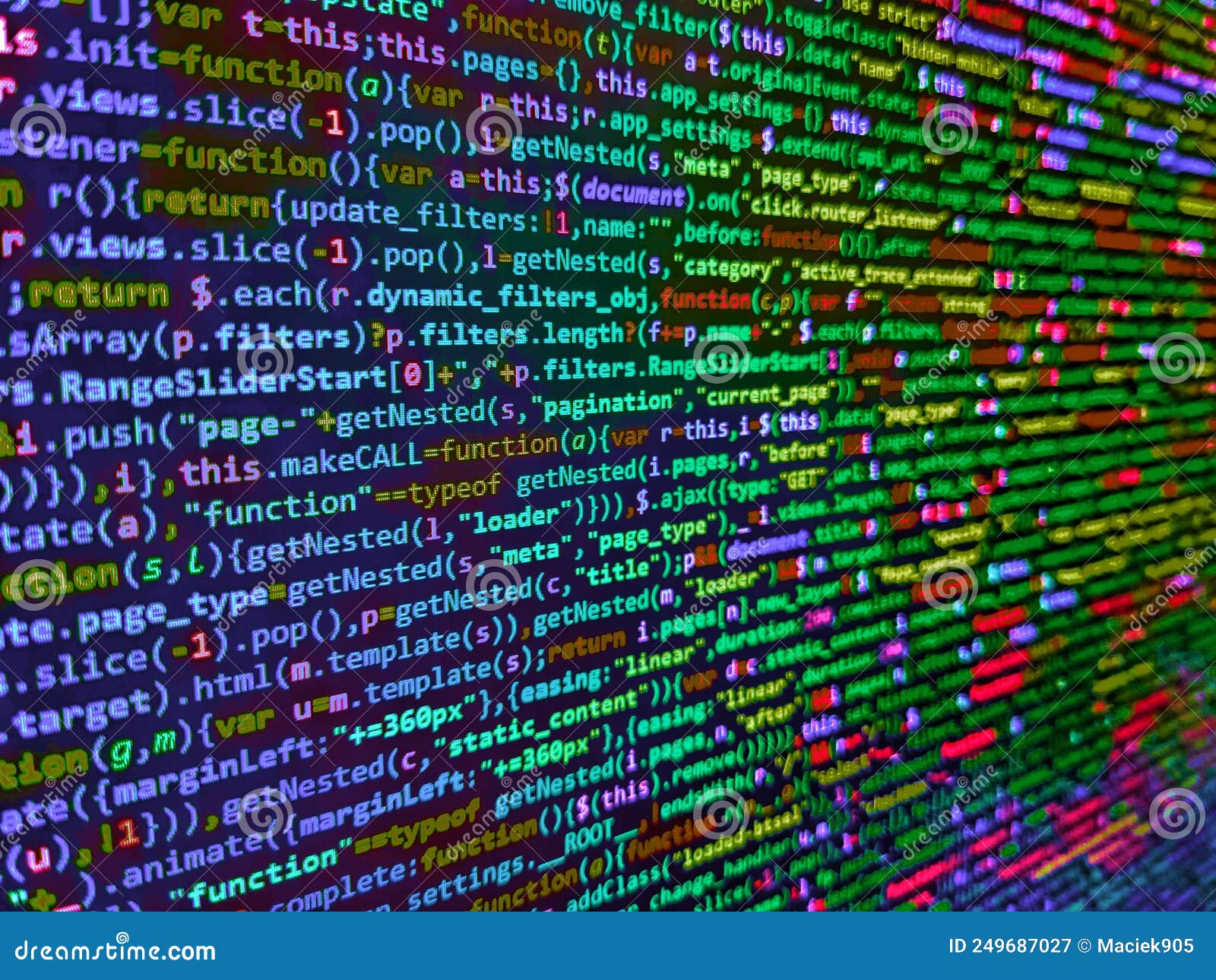 Binary Computer Code Background Abstract Developing Programming And Coding Technologies