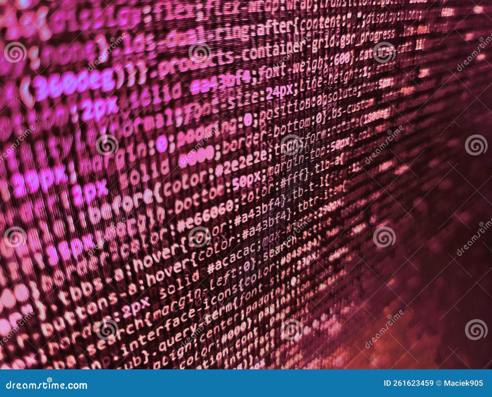 Binary Computer Code Background Abstract Computer Script Coding