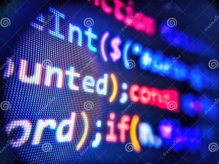 Binary Computer Code Background, Abstract. Website Programming Code. Coding Concept Background ...