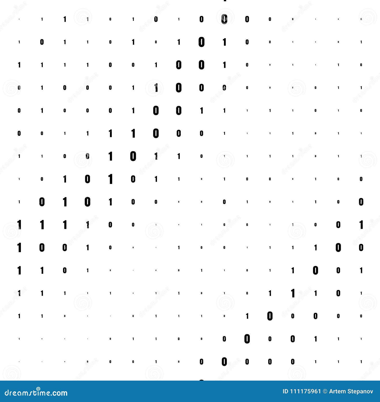Binary Computer Code Background Stock Vector - Illustration of pattern ...