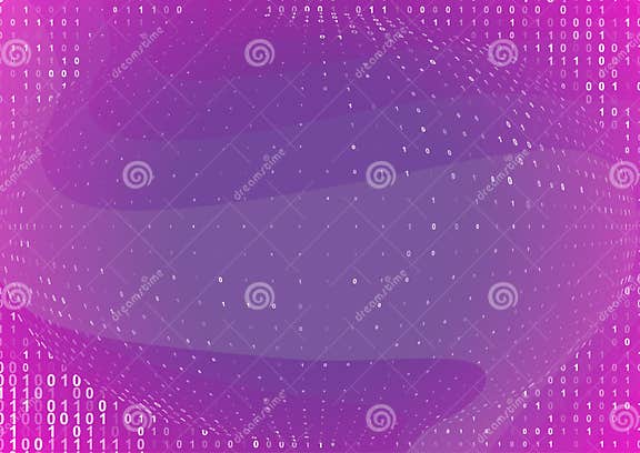 Binary Computer Code Background or Gradient 01 Numbers Pattern Stock ...