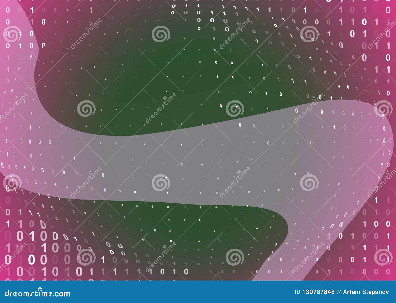 Binary Computer Code Background or Gradient 01 Numbers Pattern Stock ...