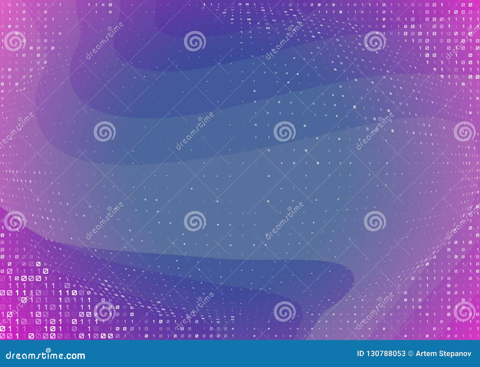 Binary Computer Code Background or Gradient 01 Numbers Pattern Stock ...