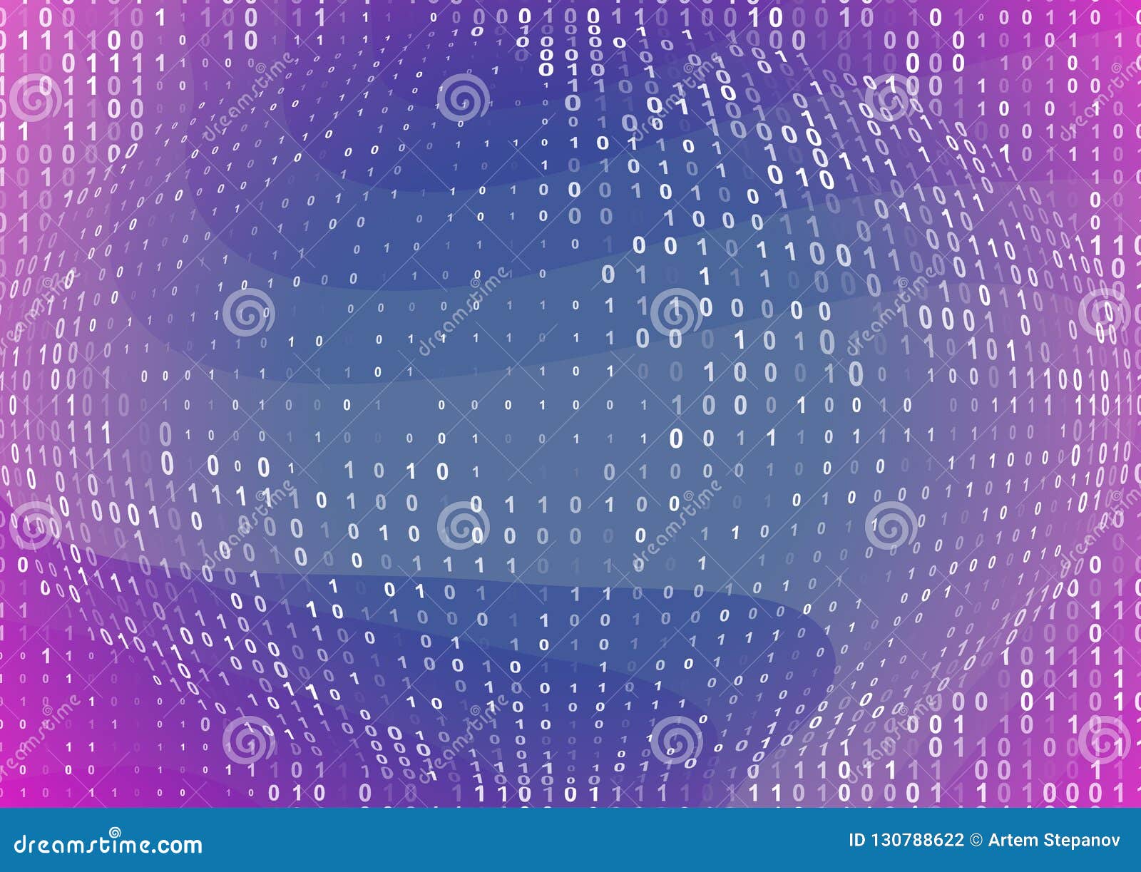 Binary Computer Code Background or Gradient 01 Numbers Pattern Stock ...