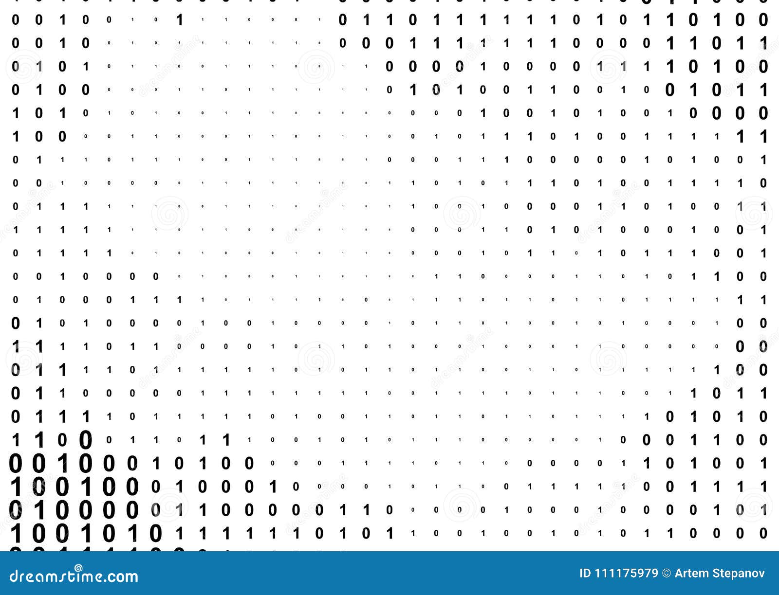 Binary Computer Code Background Stock Vector - Illustration of pattern ...