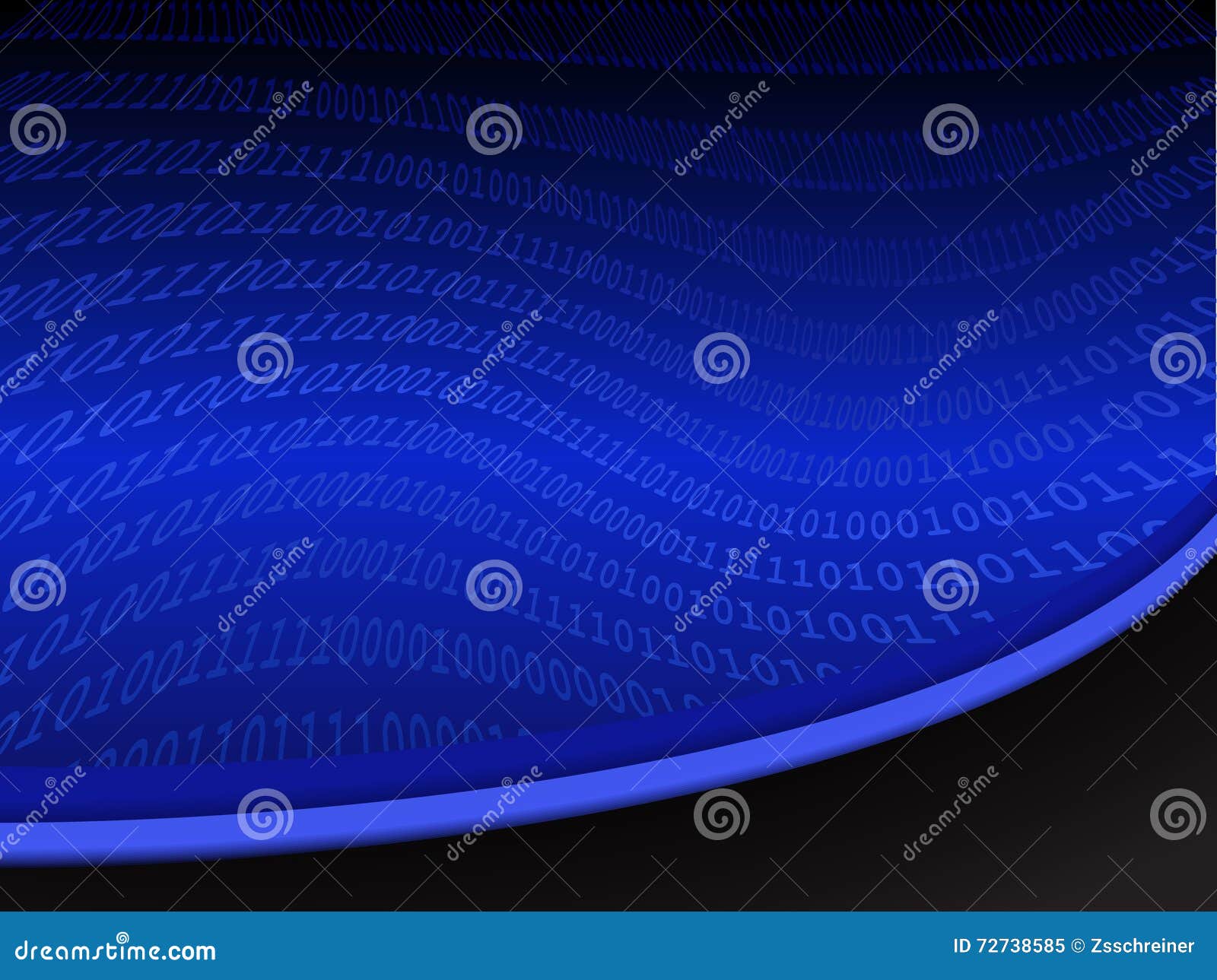 Binary Computer Code Background Stock Illustration - Illustration of glass, infect: 72738585