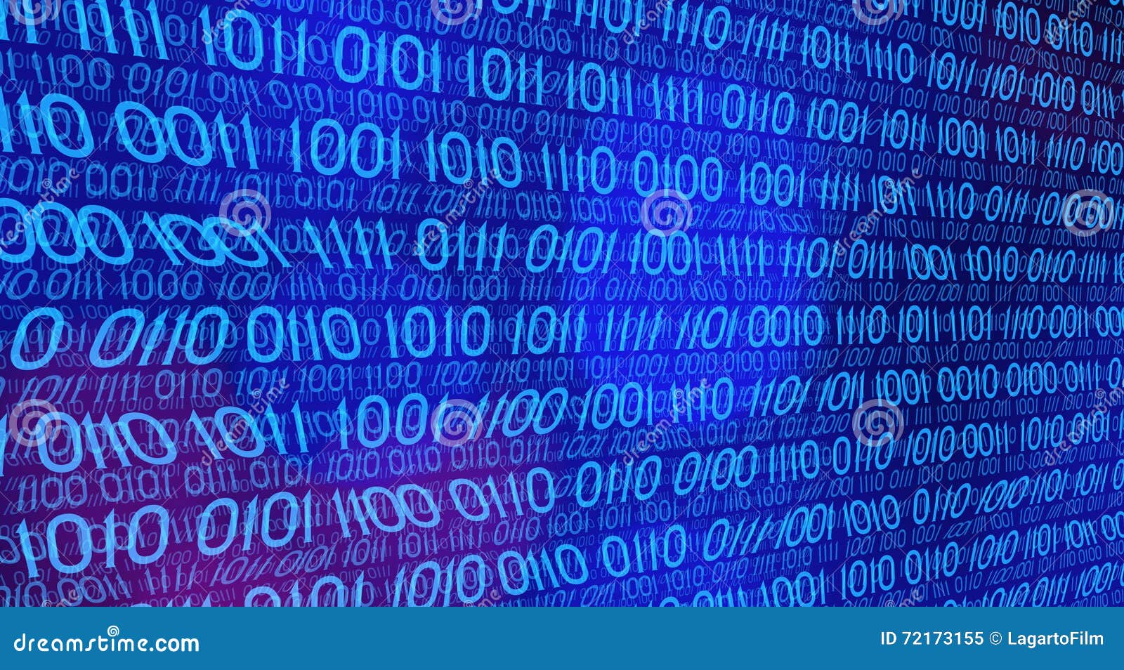 Binary computer digits stock illustration. Illustration of binary ...