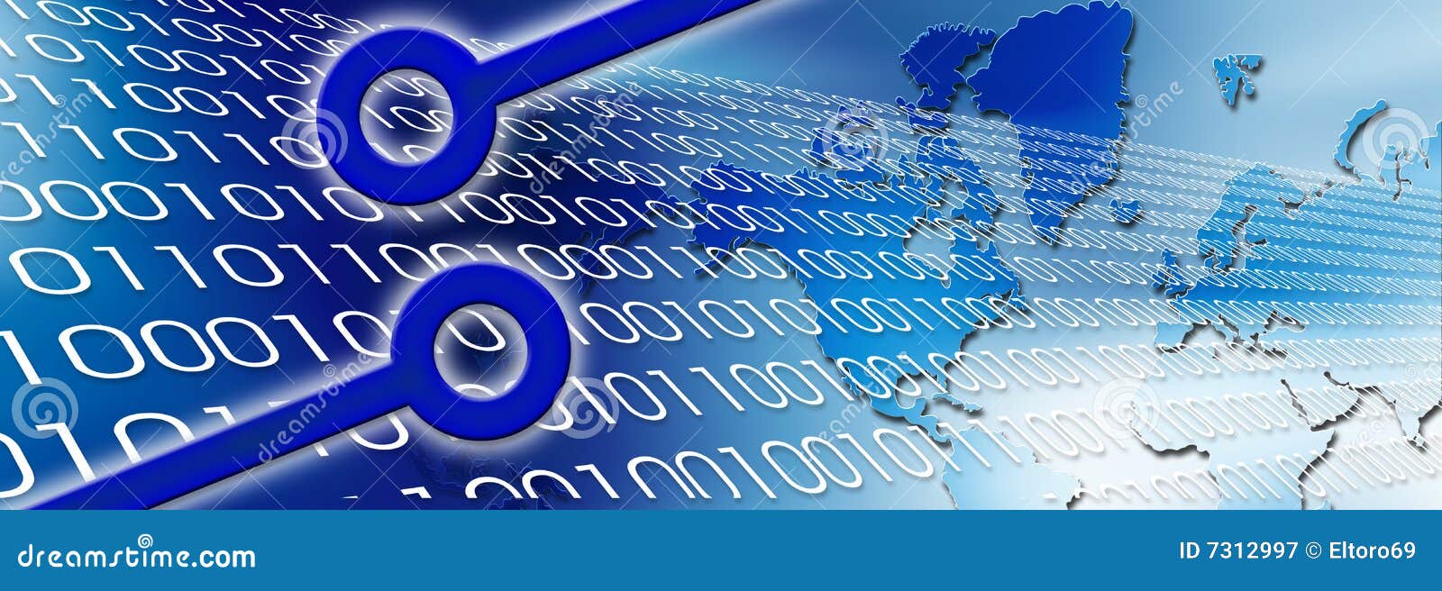 Binary Header And Commercial Targets Stock Photo | CartoonDealer.com ...