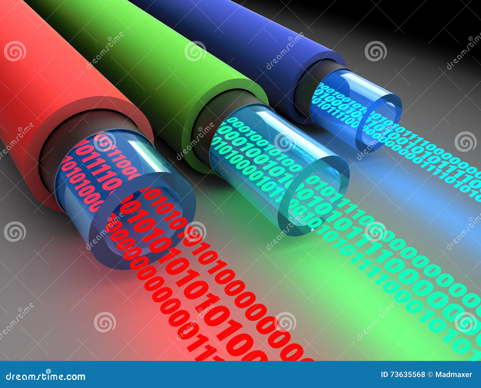 Binary data stock illustration. Illustration of network - 73635568