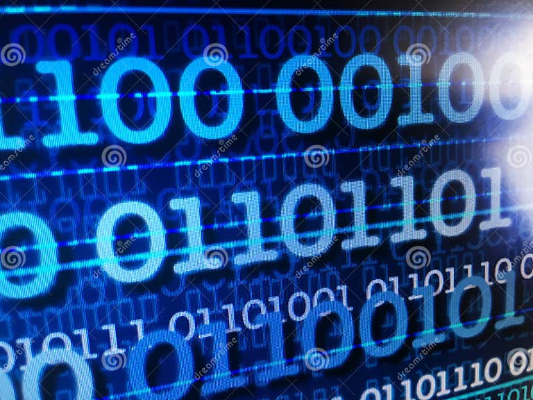 Binary Data Stream Concept, Numbers, Information - Abs Stock Photo - Image of coding, stream ...