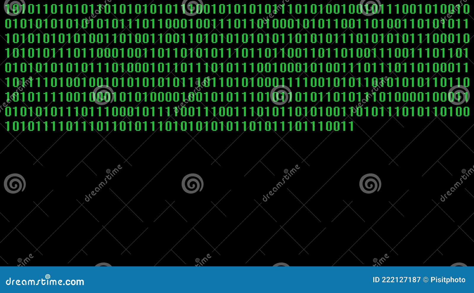 Binary Digit Algorithm on Computer Stock Video - Video of display ...