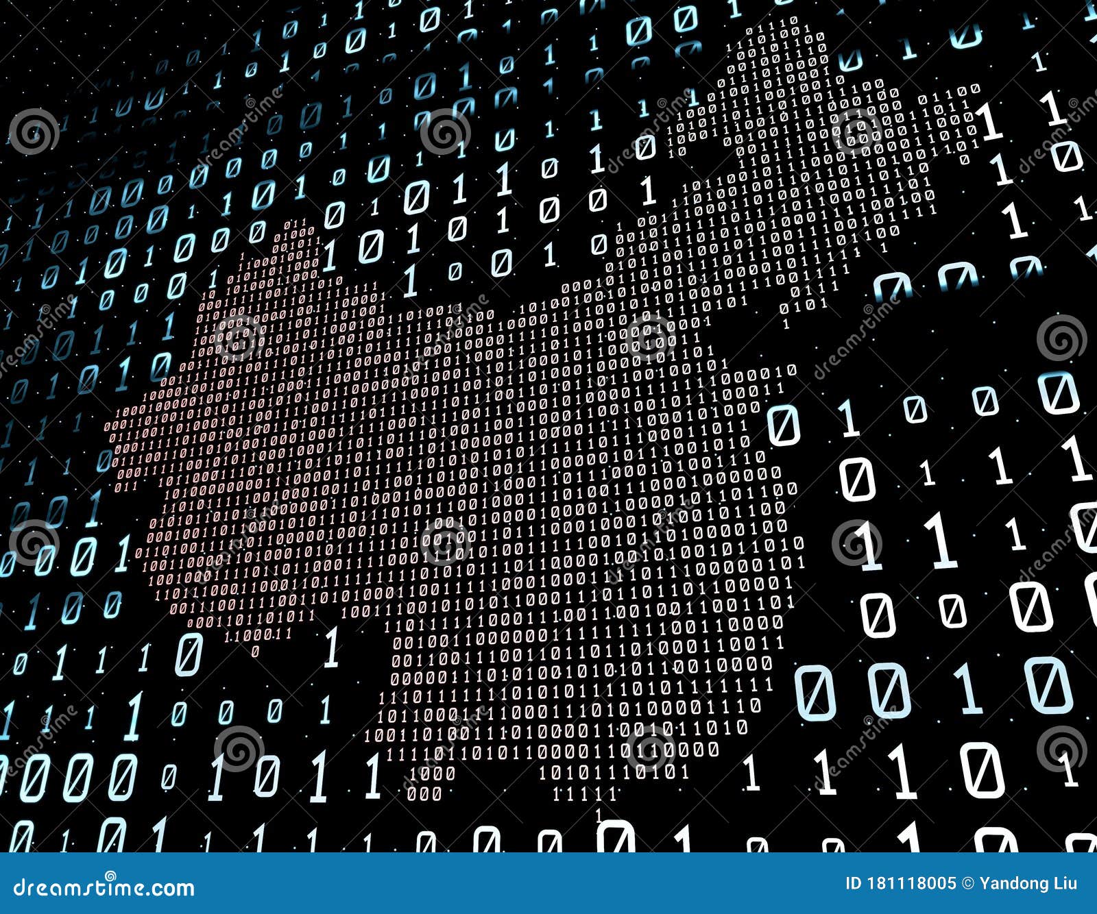 Binary Digital Array, Big Data Transmission and Map of China ...