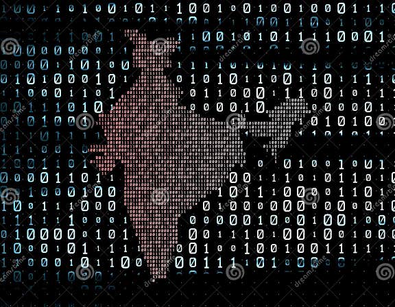 Binary Digital Array, Big Data Transmission and Map of India, Programming and Intelligent ...