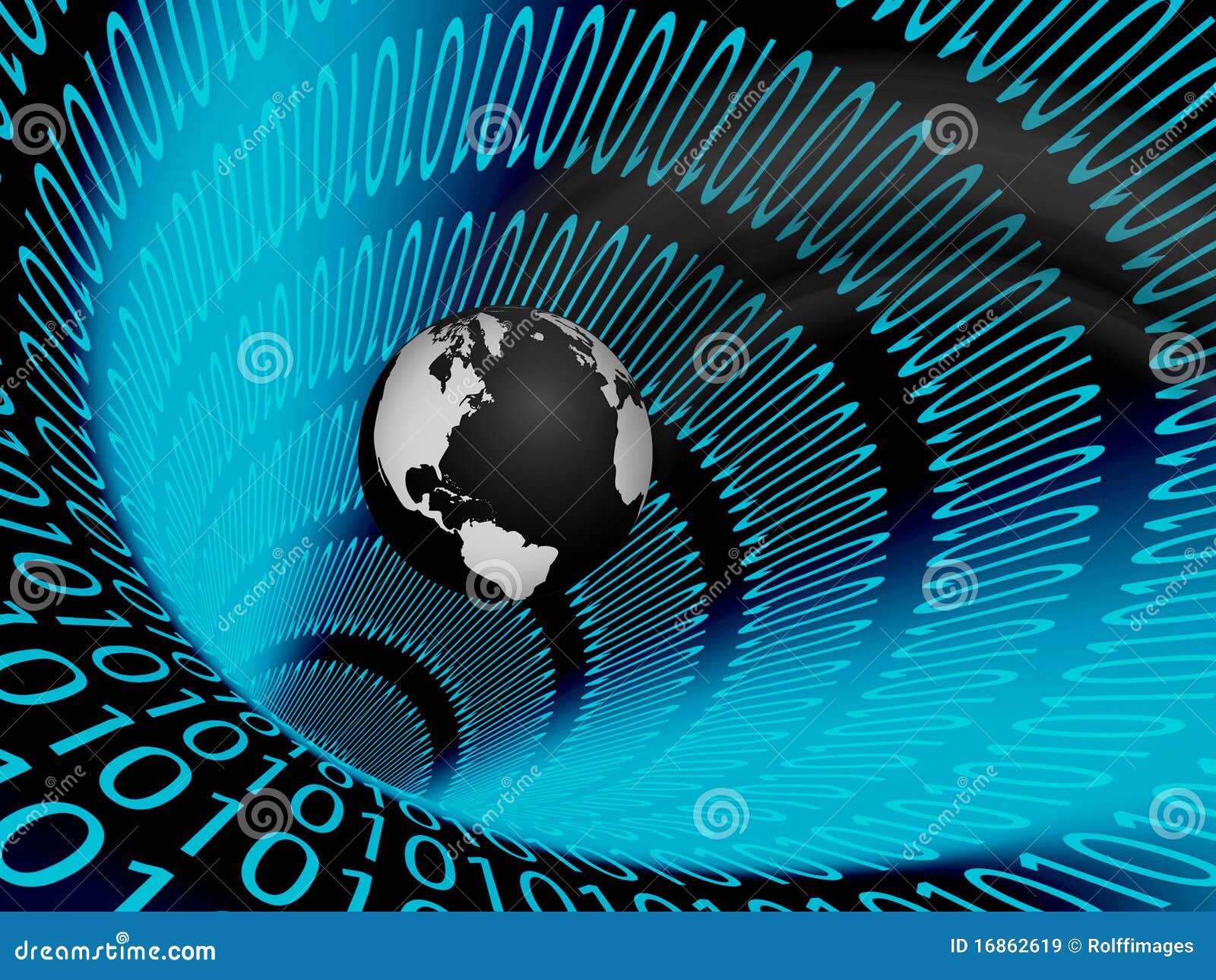 Binary Earth stock illustration. Illustration of business - 16862619