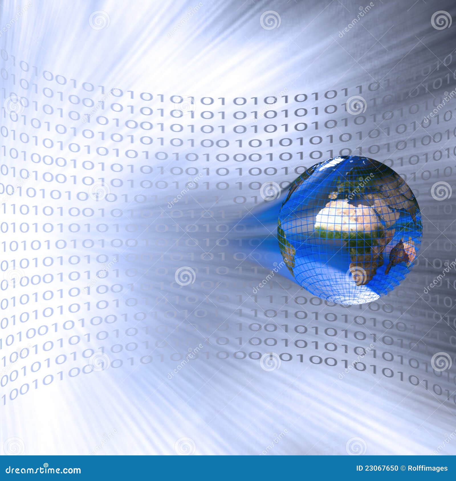 Binary Earth stock illustration. Illustration of global - 23067650