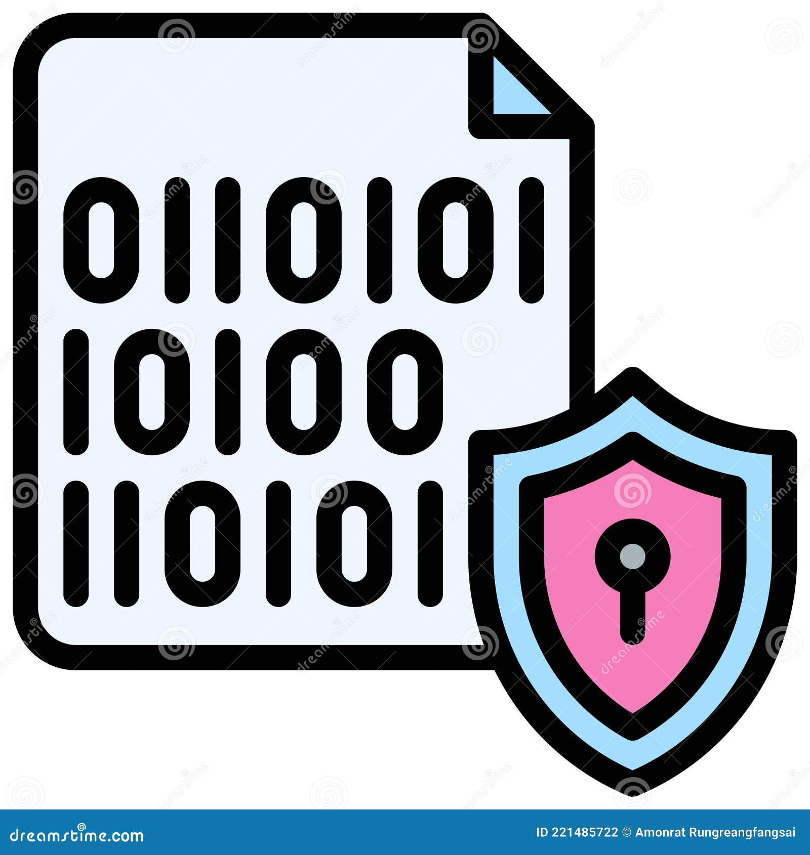 Binary Encryption Icon, Cryptocurrency Related Vector Stock Vector ...