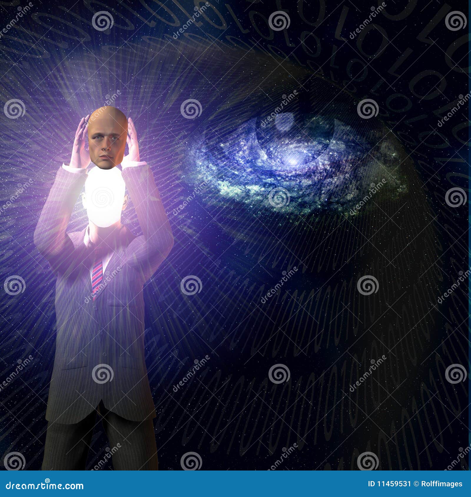 Binary Human stock illustration. Illustration of spiritual - 11459531