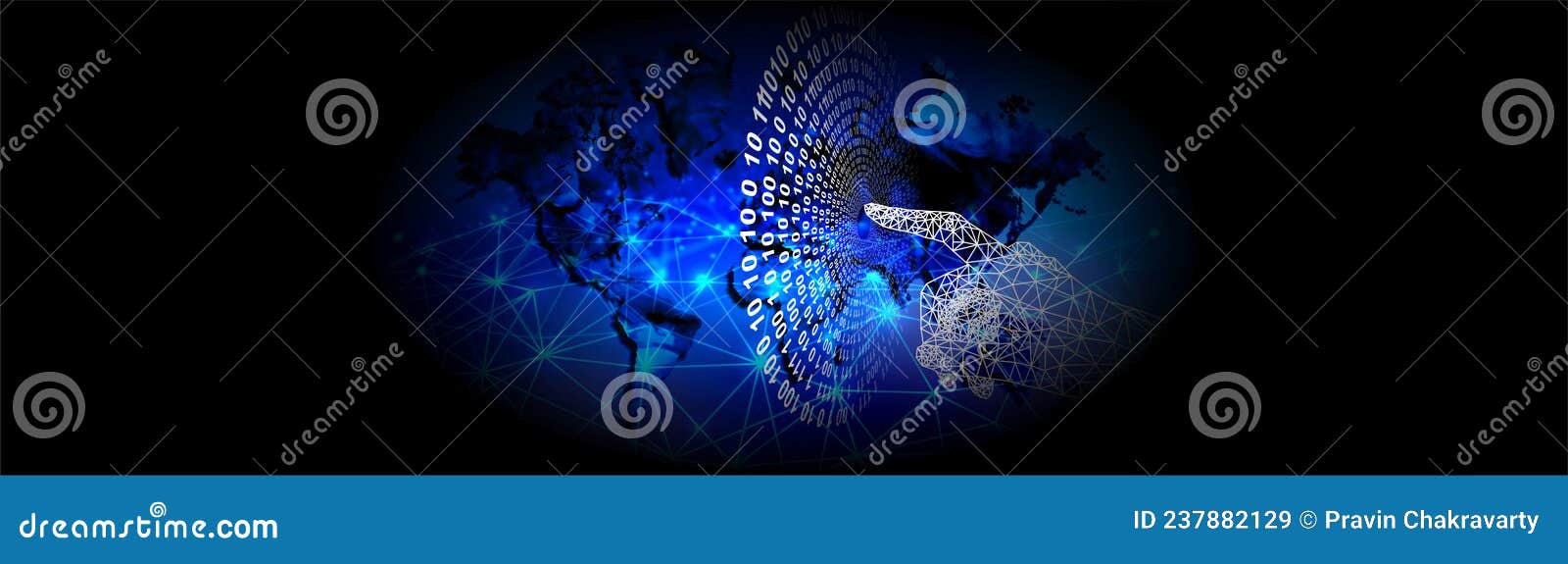 Binary Industrial Global Business Background. Integration. Binary ...