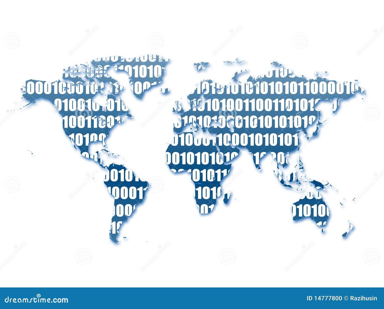 Binary Map Picture. Image: 14777800