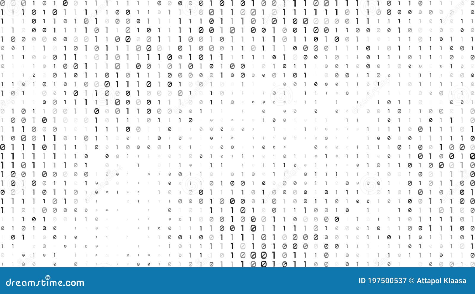 Binary Matrix Background, Twinkle Technology Binary Code on Background ...