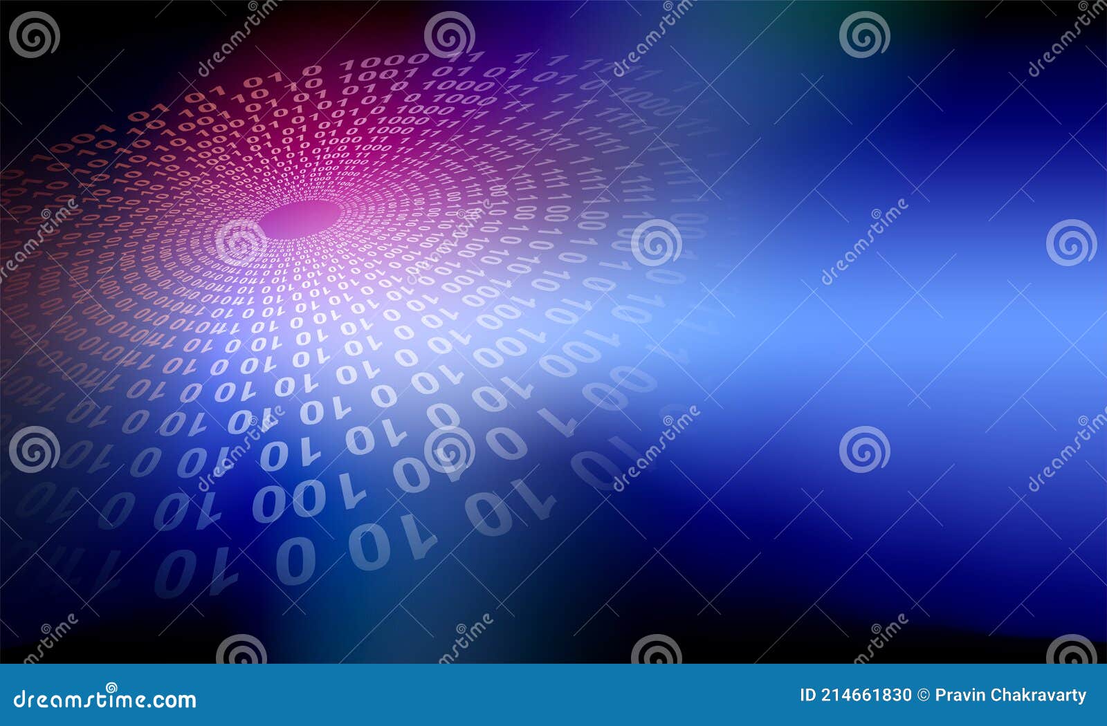 Binary Matrix Code on the Screen. Numbers of the Computer Matrix. the Concept of Coding,circuit ...