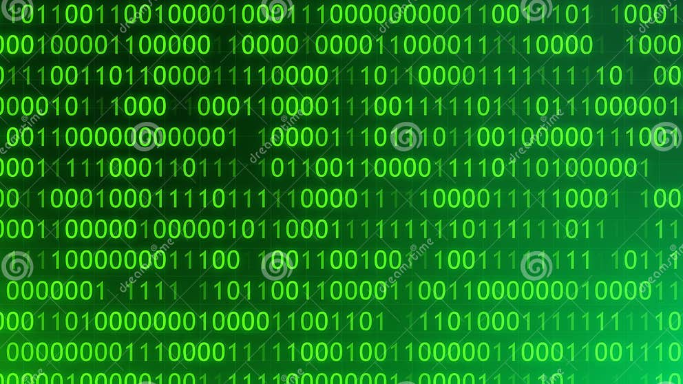 BINARY MOVING HORIZONTAL BG CODING PROGRAMMING BG Stock Illustration ...