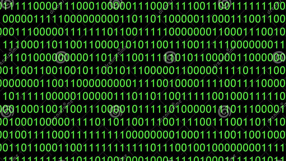 BINARY MOVING HORIZONTAL BG CODING PROGRAMMING BG HACKER Stock ...