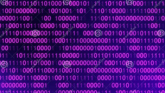 Binary Moving Horizontal Bg Coding Programming Bg Hacker Screen Stock