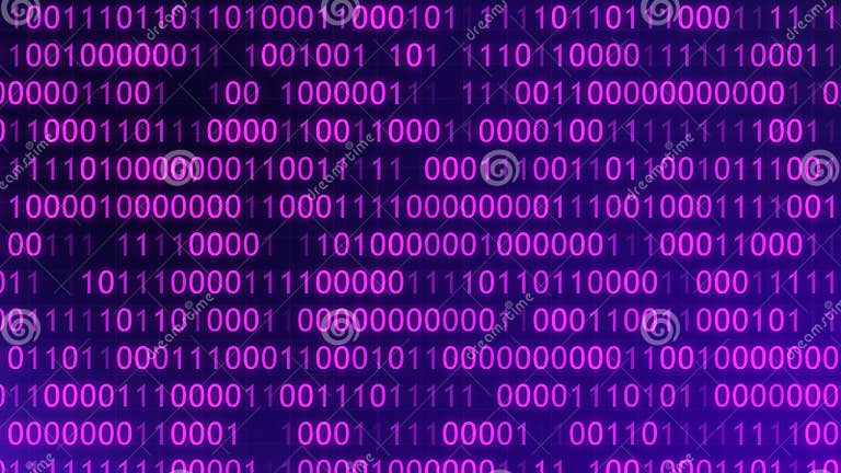 Binary Moving Horizontal Bg Coding Programming Bg Hacker Screen Stock